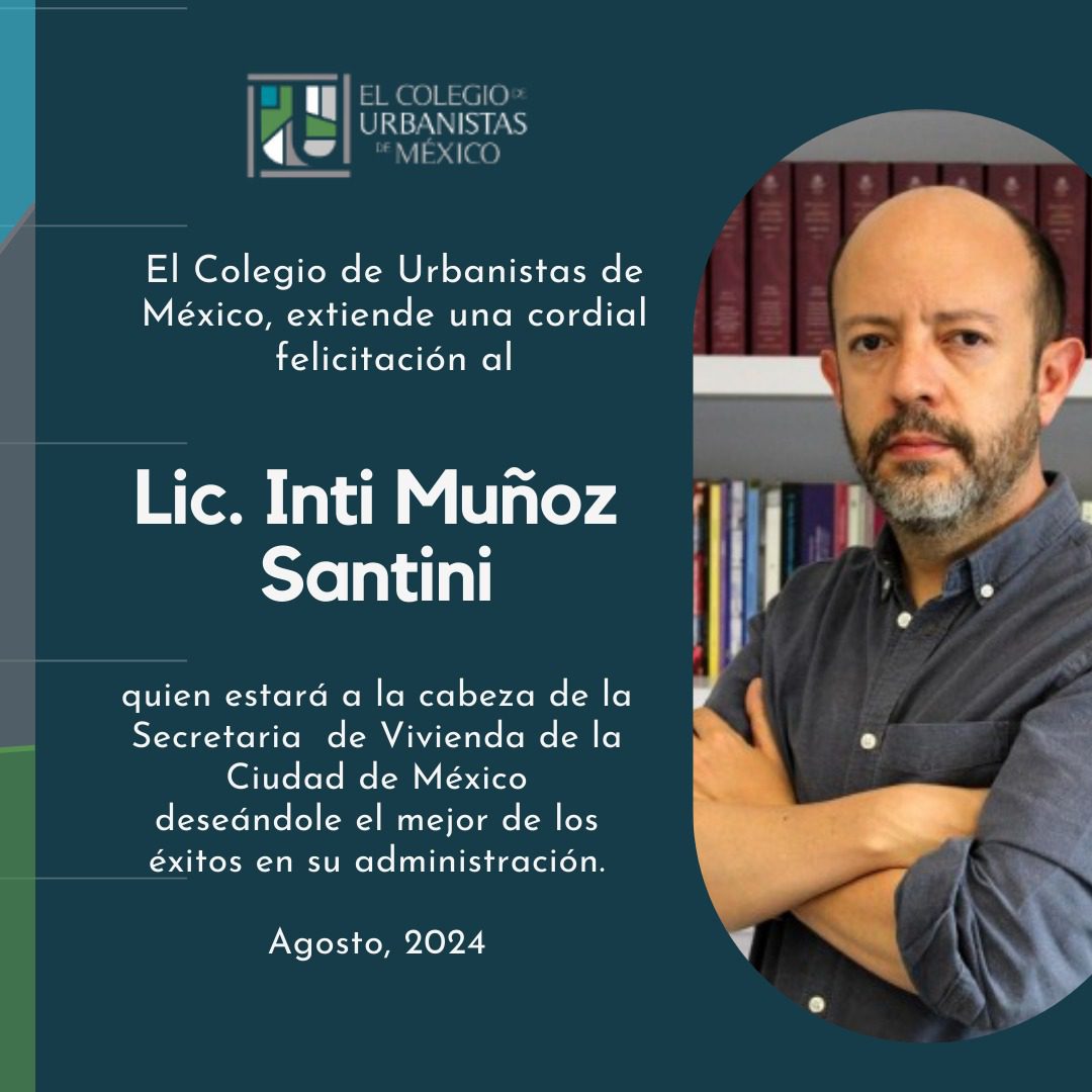 Felicitación al Lic. Inti Muñoz Santini - ECUM